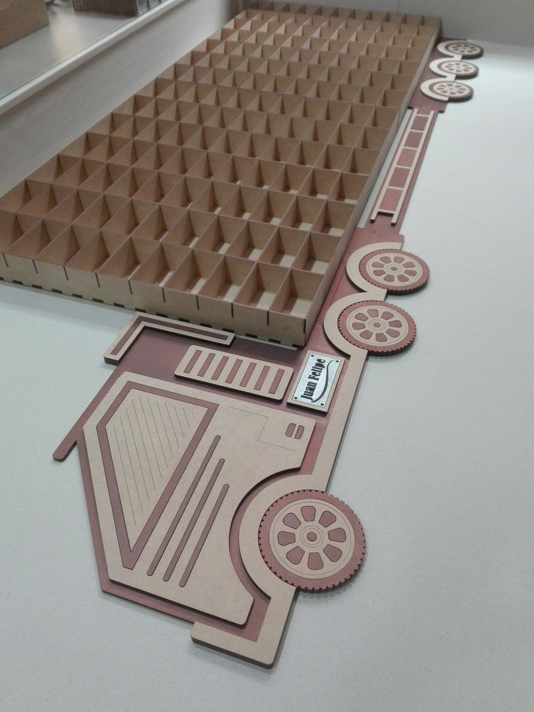 Camión Para Colección De Carritos Hot Wheels/mdf/corte Láser – Aknology.com