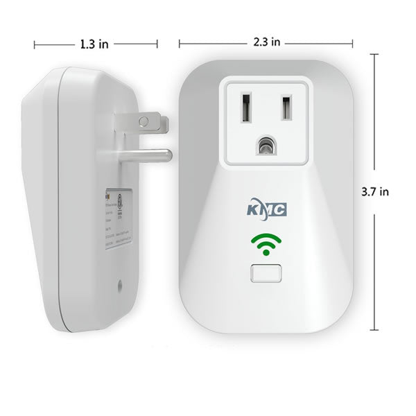 KMC WiFi Smart Plug Mini Medidor de energia x 3 unds – Aknology.com